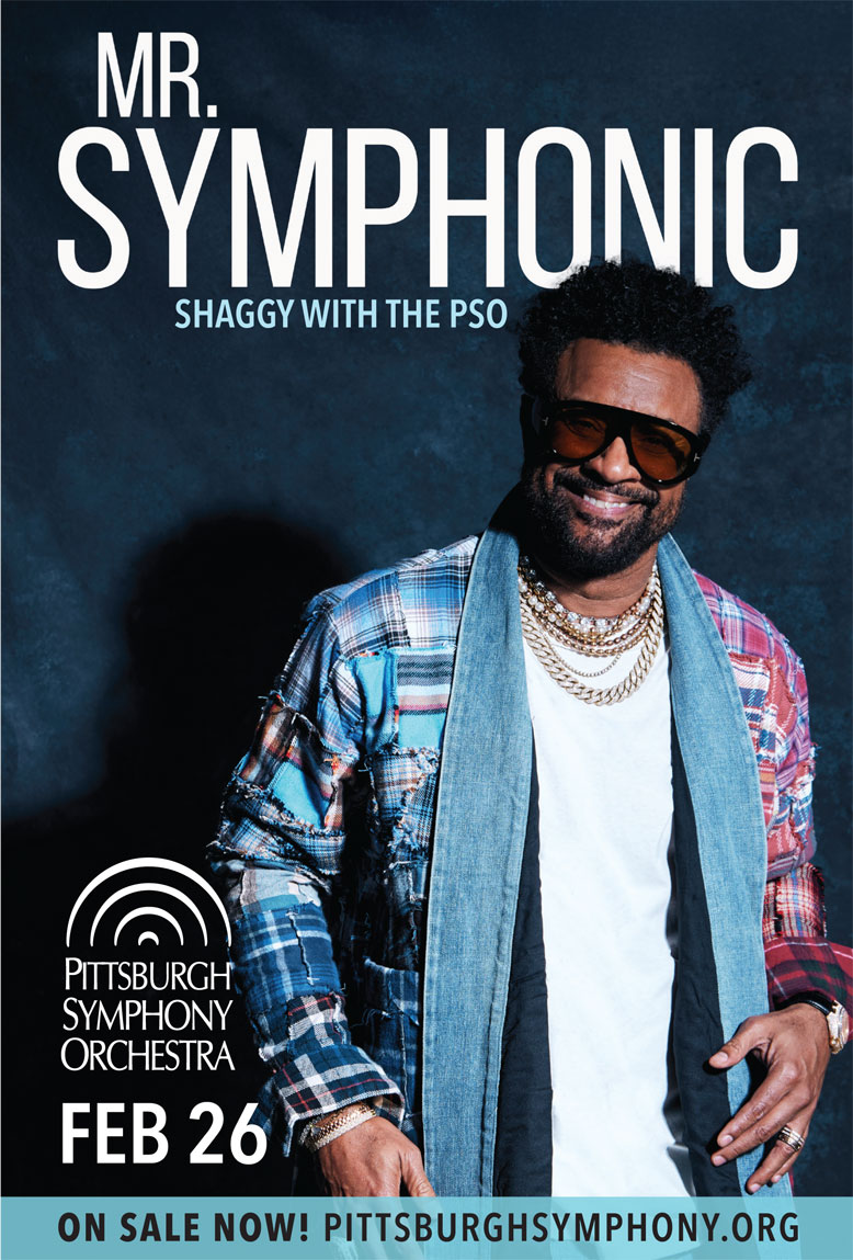 Mr. Symphonic: Shaggy with the PSO Wed, Feb 26, 2025, 7:30pm at Heinz Hall