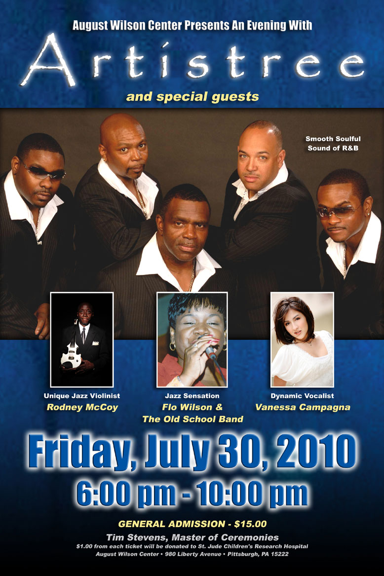 AN EVENING WITH ARTISTREE AND SPECIAL GUEST, FRIDAY, JULY 30, 2010 FROM ...