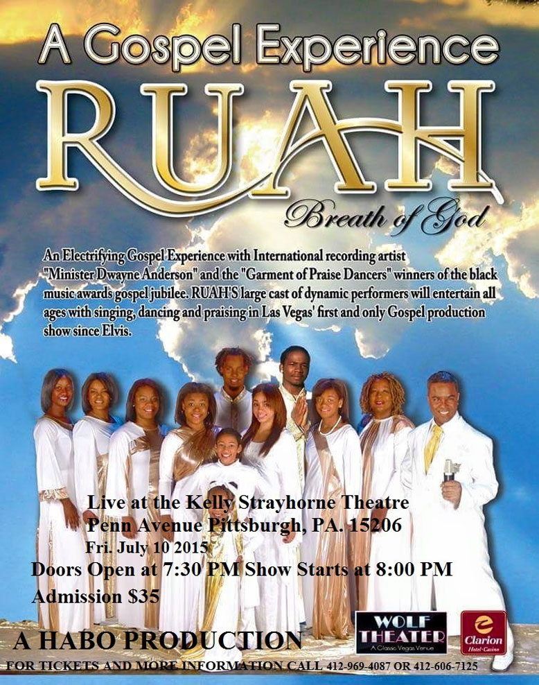 A Gospel Experience RUAH - Breath of God - Live At the Kelly Strayhorne ...