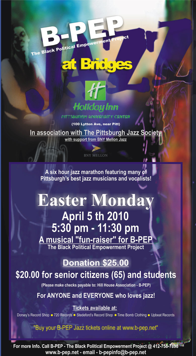 B-PEP JAZZ - A MUSICAL "FUN-RAISER" FOR B-PEP 2010- Brotha Ash Productions