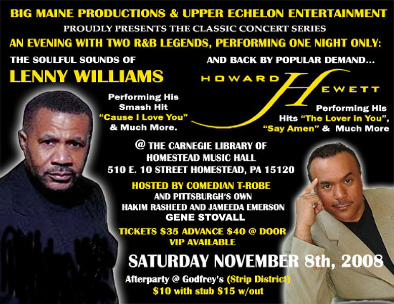 BIG MAINE PRODUCTIONS & UPPER ECHELON ENTERTAINMENT PRESENTS LENNY ...