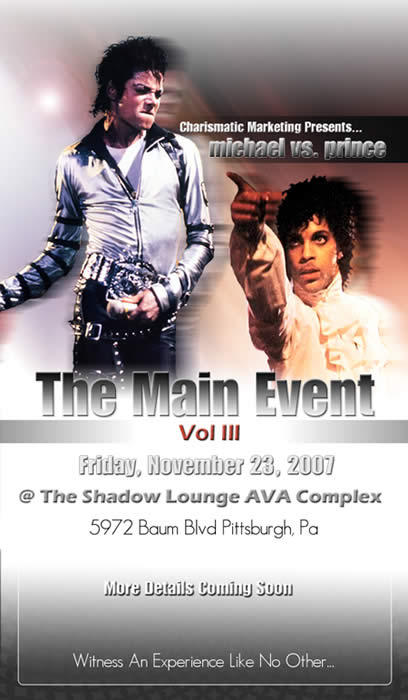 Michael Jackson vs. Prince 2007 - Brotha Ash Productions